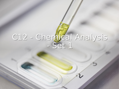 AQA GCSE Chemistry (9-1) - Chemical Analysis (C12) REVISION LESSON ...