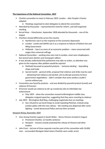 Edexcel A-Level History Protest, Agitation and Parliamentary Reform in ...
