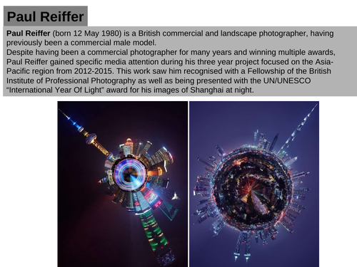 Artist research booklets for Photography | Teaching Resources