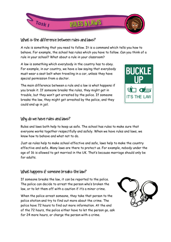 Rules and Laws | Teaching Resources