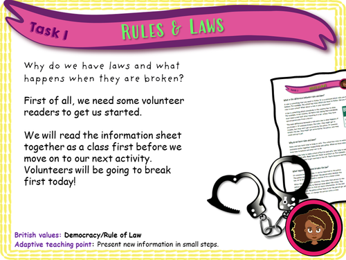 Rules and Laws | Teaching Resources