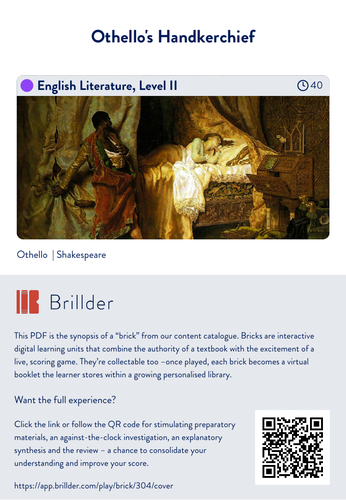 Othello's Handkerchief | Teaching Resources