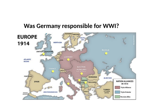 A level: Germany and differing interpretations of the causes of WWI ...