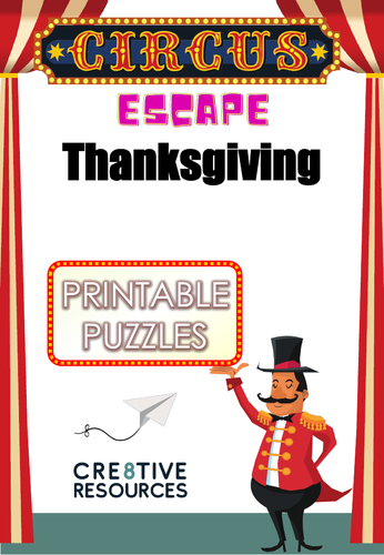 Thanksgiving Escape Room | Teaching Resources