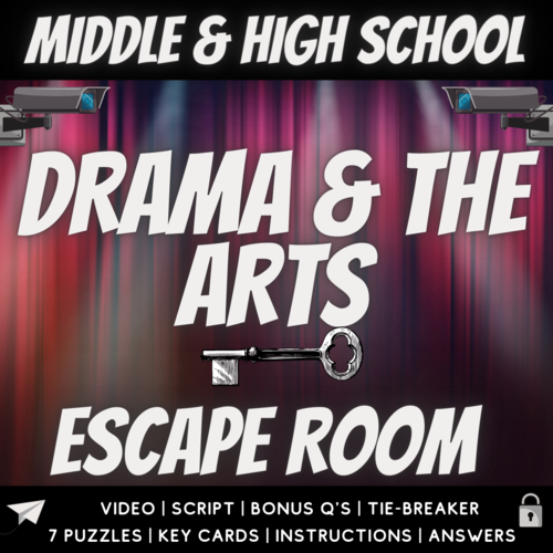 End of Year Drama Escape Room | Teaching Resources