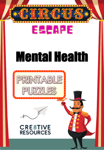 Mental Health Awareness Escape Room | Teaching Resources