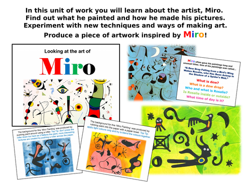 KS2 Art - Miro Paintings Made Easy | Teaching Resources