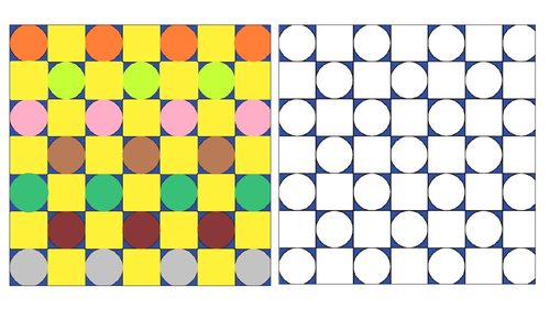 Circles and Squares Pattern Work EYFS / KS1 | Teaching Resources
