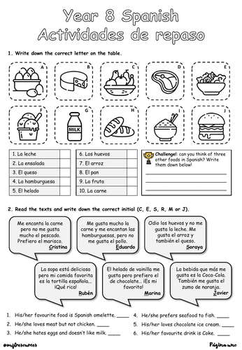 KS3 Spanish - Viva 2 (Yr8) - Revision booklet for Modules 3, 4 and 5 ...