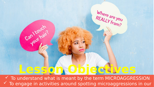 ANTI-RACISM RACISM BLM MICROAGGRESSION | Teaching Resources