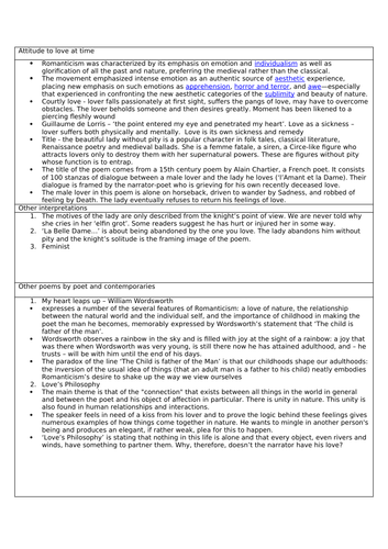 Love through the ages poetry analysis sheets - pre 1900 | Teaching ...