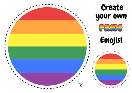 Create Your Own Pride Emoji - Pride Month LGBTQ+ Activity | Teaching ...