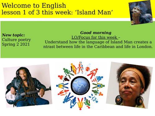 Grace Nichols Island Man Culture Poetry KS3/4 | Teaching Resources