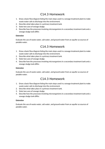 AQA GCSE Chemistry (9-1) - C14.3 Treating waste water FULL LESSON ...