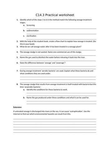 AQA GCSE Chemistry (9-1) - C14.3 Treating waste water FULL LESSON ...