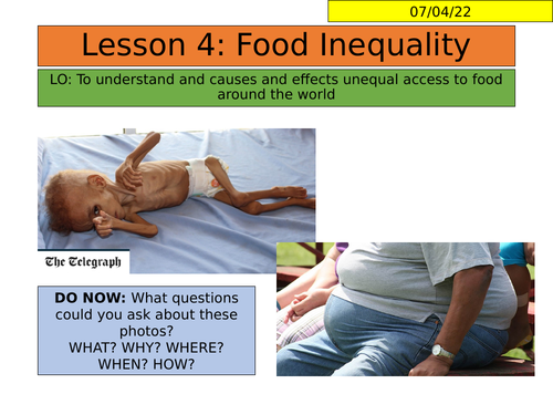Food Inequality | Teaching Resources