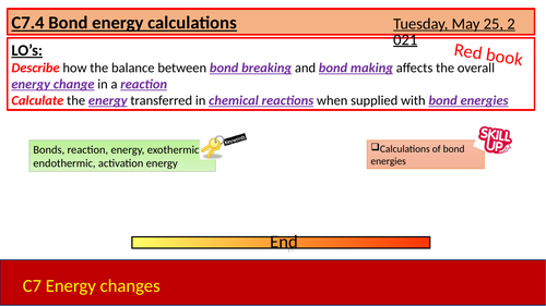 AQA GCSE Chemistry C7 Energy Changes Lesson PowerPoints | Teaching ...