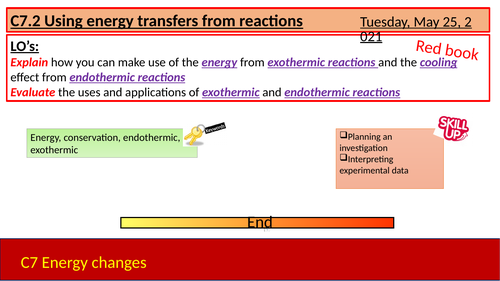 AQA GCSE Chemistry C7 Energy Changes Lesson PowerPoints | Teaching ...