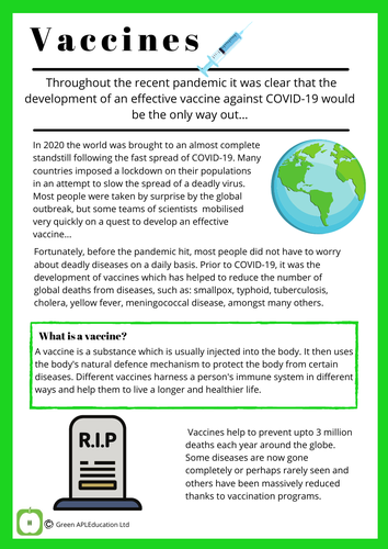 Vaccines | Teaching Resources