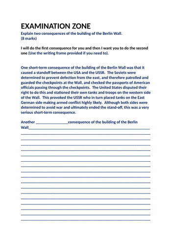 THE RISE AND FALL OF THE BERLIN WALL | Teaching Resources