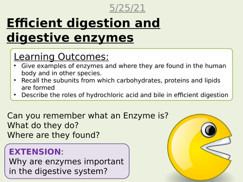 Enzymes mini series of lessons AQA combined science trilogy GCSE ...