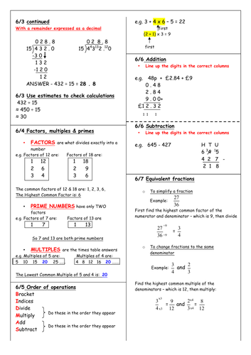 Basic Skills Y6 | Teaching Resources