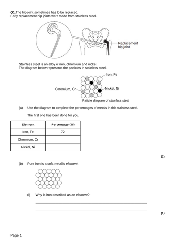 AQA GCSE Chemistry (9-1) - C15.2 Useful alloys FULL LESSON | Teaching ...