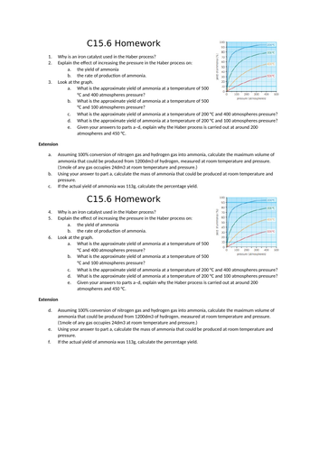 AQA GCSE Chemistry (9-1) - C15.6 - The economics of the Haber process ...