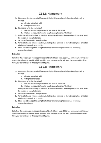 AQA GCSE Chemistry (9-1) - C15.8 - Making fertilisers in industry FULL ...