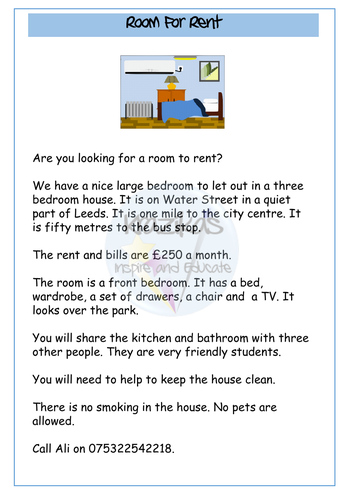 English Functional Skills Entry Level 1 Reading Workbook | Teaching ...
