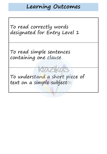 English Functional Skills Entry Level 1 Reading Workbook | Teaching ...