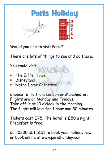 English Functional Skills Entry Level 1 Reading Workbook | Teaching ...