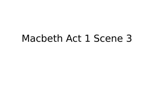 AQA GCSE Literature Macbeth scheme - lower ability | Teaching Resources