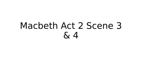 AQA GCSE Literature Macbeth scheme - lower ability | Teaching Resources