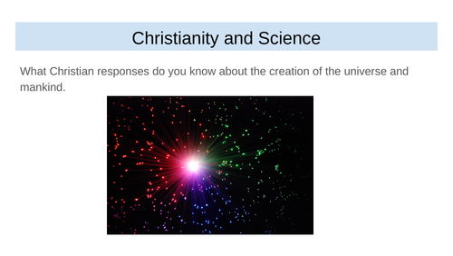 A Level Religion and Science PowerPoint and Worksheet | Teaching Resources