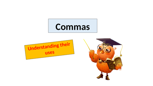 KS2 and KS3 Grammar and Punctuation - Using Commas | Teaching Resources