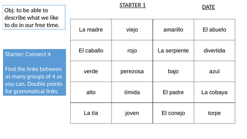 KS3 Spanish: Mis pasatiempos | Teaching Resources