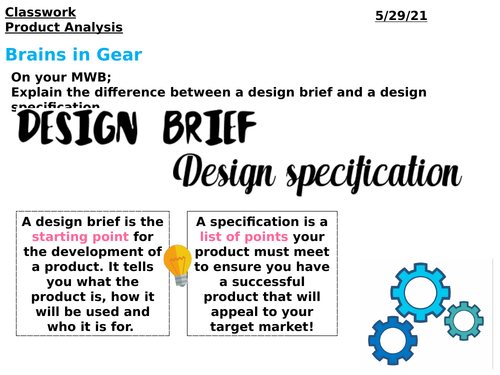 KS3 Design Technology Graphics Project - Typography and Packaging ...