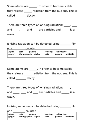 AQA GCSE Physics (9-1) - P7.1 Atoms and radiation FULL LESSON ...