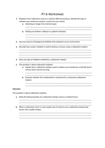 AQA GCSE Physics (9-1) - P7.6 Nuclear radiation in medicine FULL LESSON ...