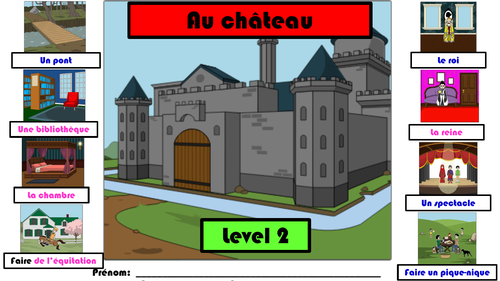 Key Stage 2 French: Places in the town: At the castle | Teaching Resources