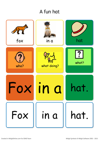 Colourful Semantics | Teaching Resources Colourful Semantics | Teaching Resources