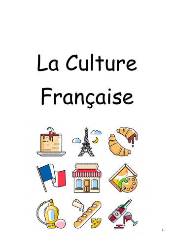 French culture activities booklet | Teaching Resources