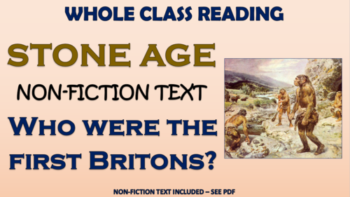 Stone Age Britain - Non-Fiction Whole Class Reading Session! | Teaching ...
