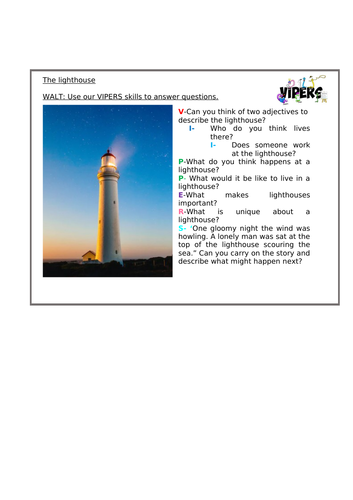 The Lighthouse Keeper literacy plan | Teaching Resources