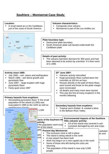 Tectonic Hazards Revision - Eduqas A-Level Geography | Teaching Resources