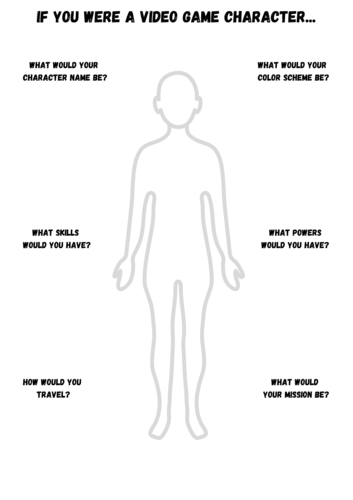 Back to School | Video Game Character Design | Ice-Breaker | Teaching ...