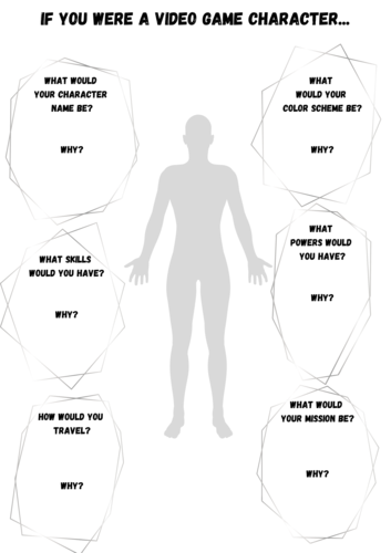 Back to School | Video Game Character Design | Ice-Breaker | Teaching ...