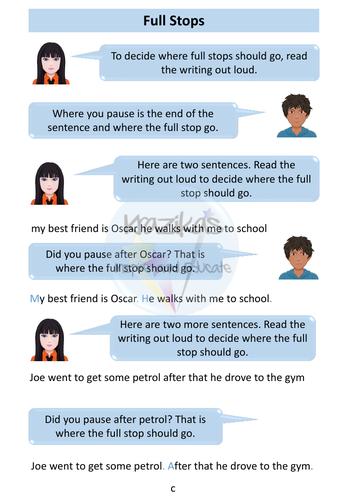 Functional Skills English - Entry Level 2 - Writing - Punctuation ...