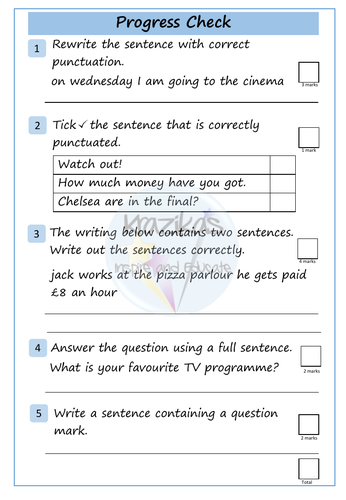Functional Skills English - Entry Level 2 - Writing - Punctuation ...